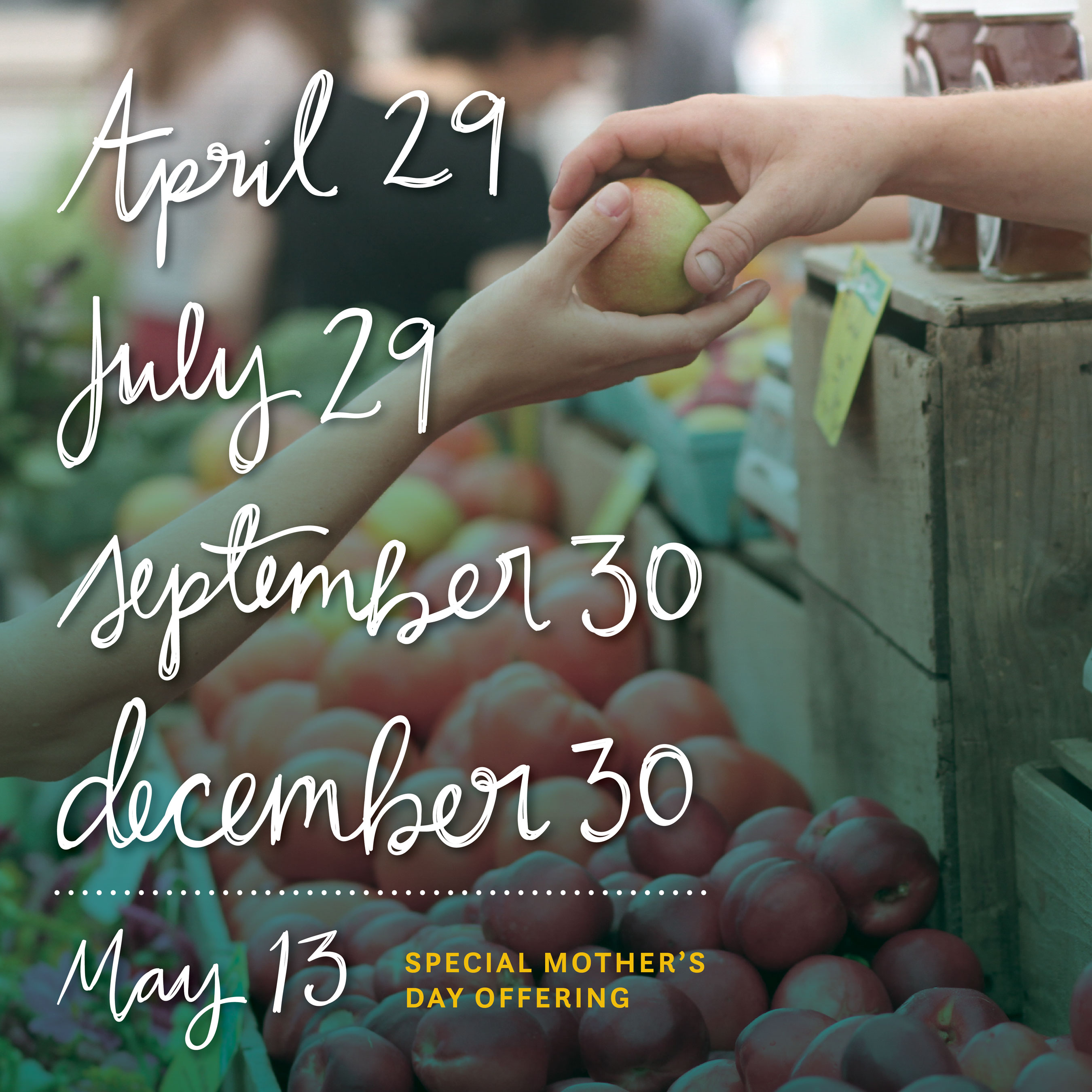 Hunger Offering - 5th Sunday